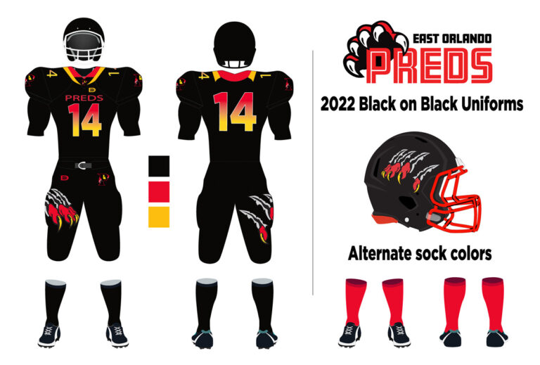 2022 Preds Football Uniforms Unveiled - East Orlando Preds